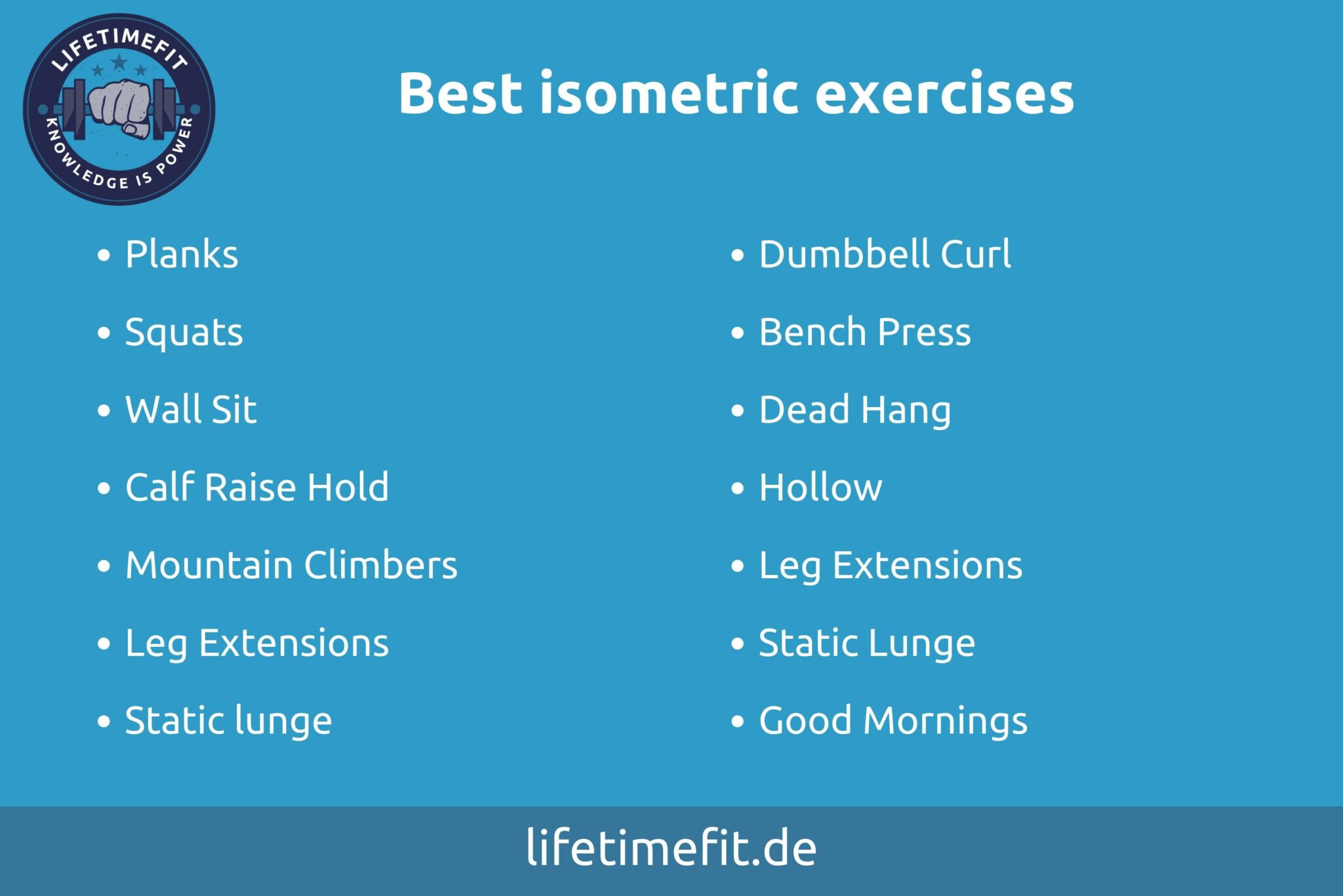 Building strength with isometric training - Lifetimefit